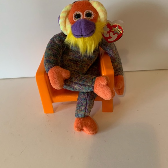 Ty | Toys | Ty Beanie Baby Orangutan Bananas Monkey | Poshmark